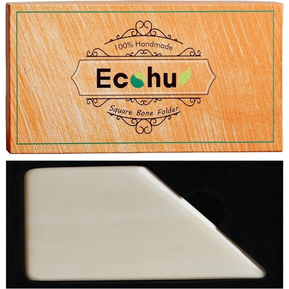Other | Square Bone Folder Genuine Bone Paper Leather Crafts Card ...